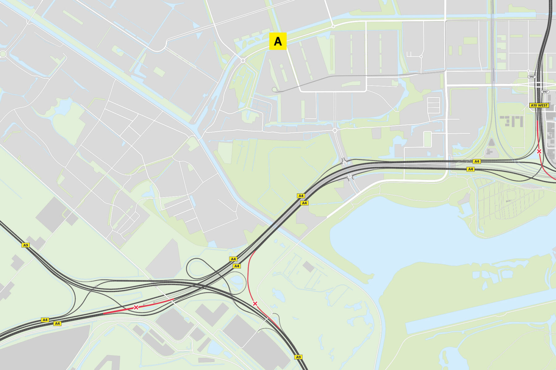 A10 Oost & Zuid: verkeershinder; 26 juni - 12 juli 2025
